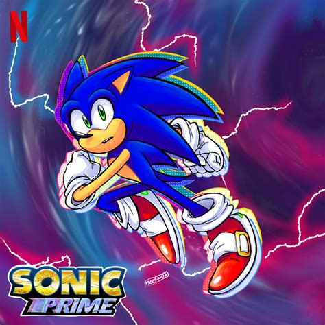 8466 Safe Artistmeelowsh1 Sonic The Hedgehog Sonic Prime Abstract Background Clenched