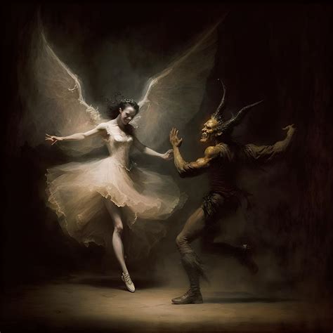 Angel Dances With A Devil Digital Art By Gavin Kaiser Pixels