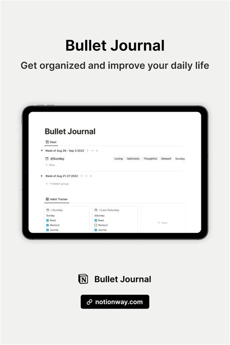 Best Notion Bullet Journal Templates How To Use Artofit
