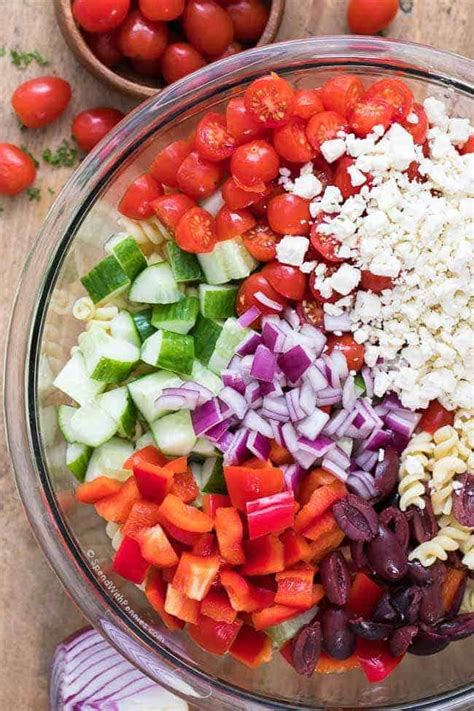 Easy Greek Pasta Salad Spend With Pennies