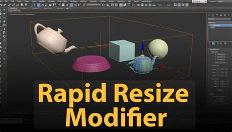 Rapid Resize Modifier Cgtricks Tutorials Tips Tricks For 3D