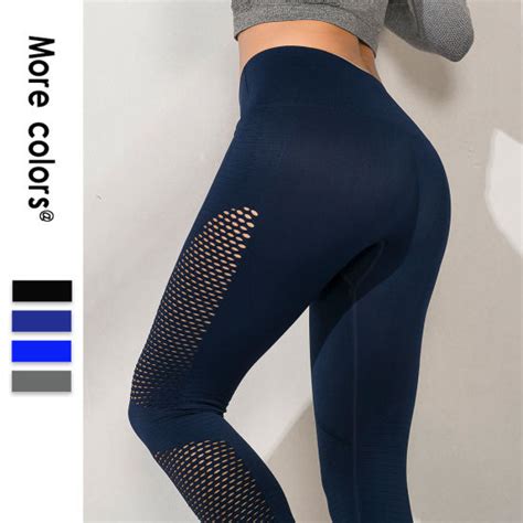 China Black High Waist Women Mesh Patchwork Push Up Legging Fitness Polyester China Custom
