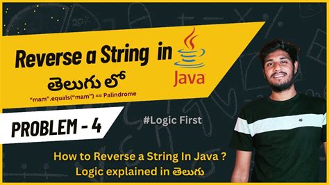 Reverse A String In Java How To Check String Is A Palindrome Java