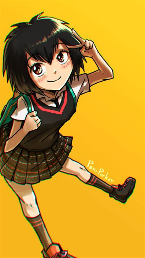 Peni Parker Marvel And 3 More Drawn By Rokuwatto Danbooru