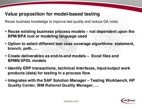 model based testing using process models for integration and regressi…