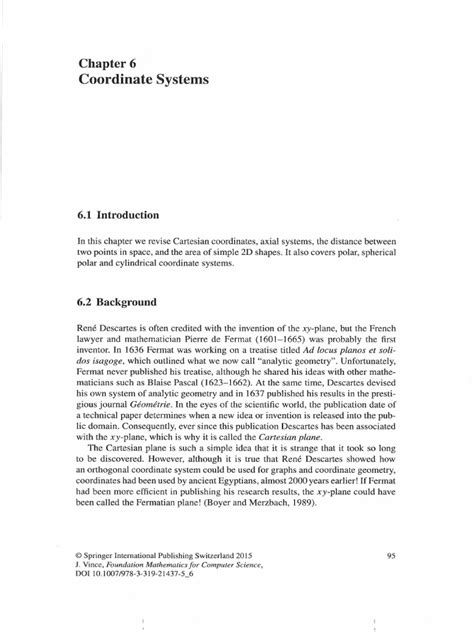 lecture 2 coordinate systems pdf cartesian coordinate system analytic geometry