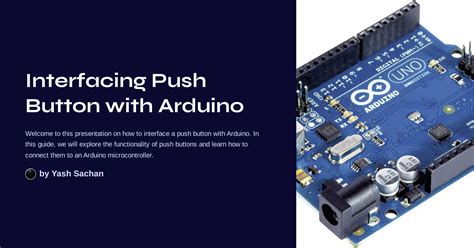 Interfacing Push Button With Arduino