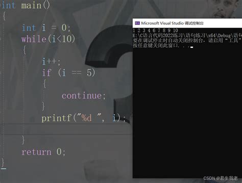 c语言循环语句 while for do…whiile 中break continue讲解 dowhile的break csdn博客