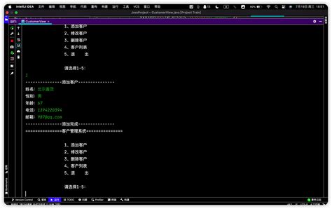 java项目——客户管理系统（实现增删改查操作） java项目功能实现 csdn博客