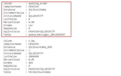 identity columns threshold using powershell sql server dbatools