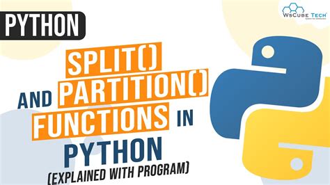 split and partition functions in python python split function and python partition function