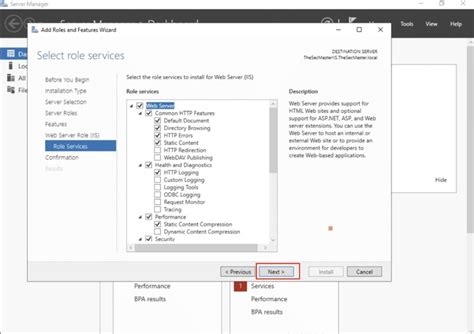 step by step process to install iis in windows server