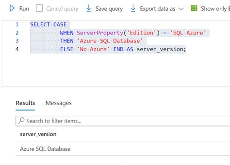 C Determine If A Database Is An Azure Database Stack Overflow