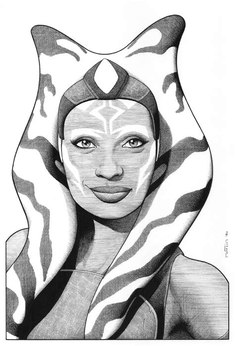 Ahsoka Tano Star Wars In Gary Martins Pin Ups Splashes And Covers Comic Art Gallery Room