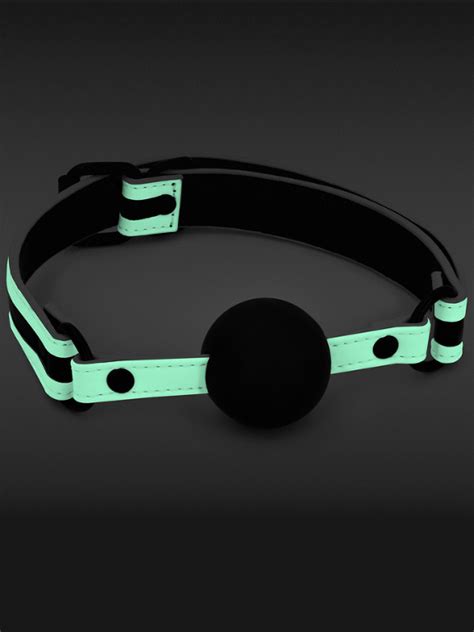 Glo In The Dark Bondage Ball Gag Sur Poppers Shop