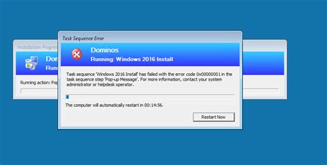How To Display Custom Pop Up Message Box In SCCM Task Sequence