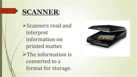 Fundamentals Of Computer Device Input Output Devices PPT