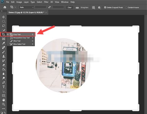 Cómo recortar una imagen en un círculo en Photoshop islaBit
