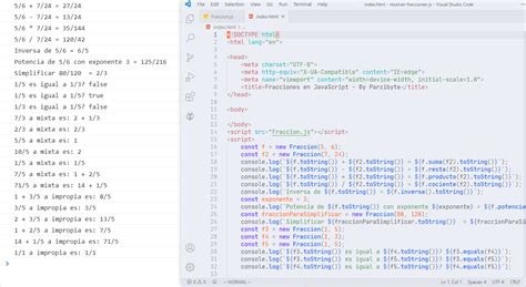 manejo de fracciones con javascript parzibyte s blog
