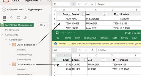 oracle apex cannot download interactive report when more than one report lives on one page