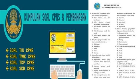 Latihan Soal Tkp Cpns 2021 Pdf Guru Paud