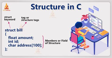 structures in c with examples techvidvan