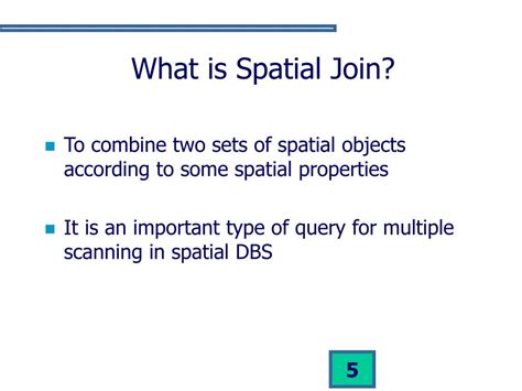 ppt csis 7101 spatial data part 2 efficient processing of spatial joins using r trees
