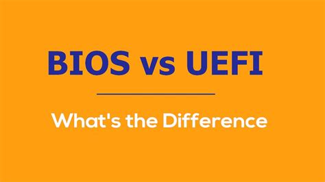uefi vs bios what s the difference convert bios to uefi without data loss easeus youtube