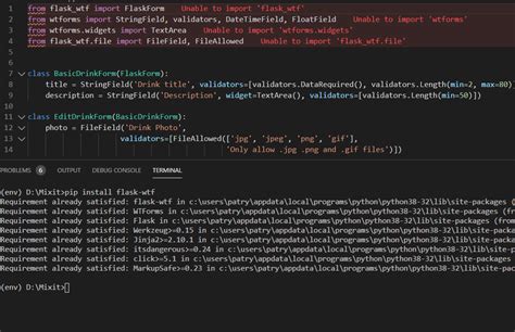 Flask ModuleNotFoundError No Module Named Flask Wtf Using Virtual