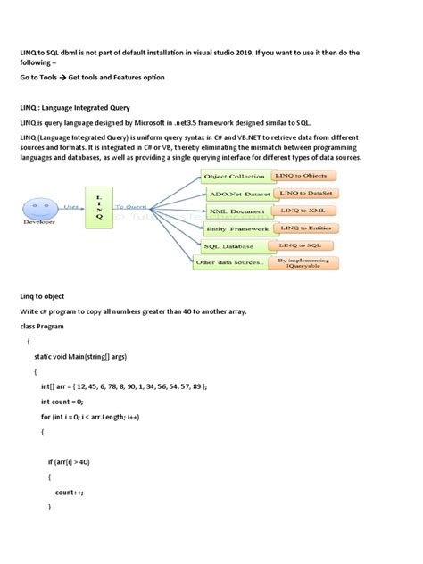 linq notes pdf language integrated query c sharp programming language