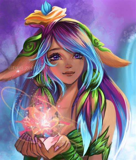 League Of Legends Lillia Fanart By Tsuugentleart2 On Deviantart