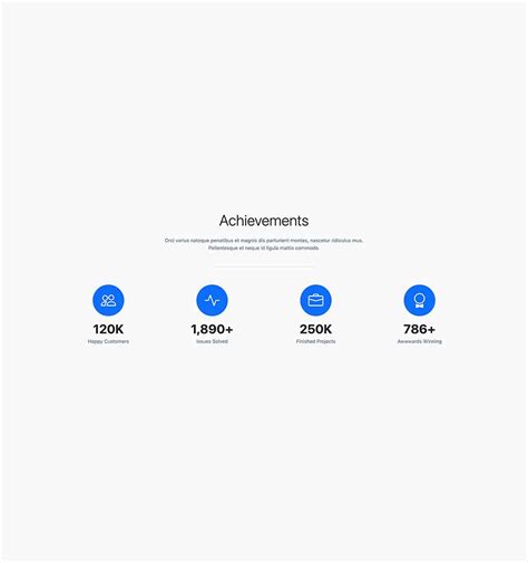 Bootstrap 5 Achievements Animated Number Counter BootstrapBrain