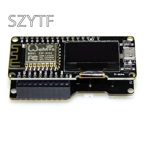 new nodemcu wifi esp8266 esp 12f wemos for esp12f 0 96 inch oled in integrated circuits from