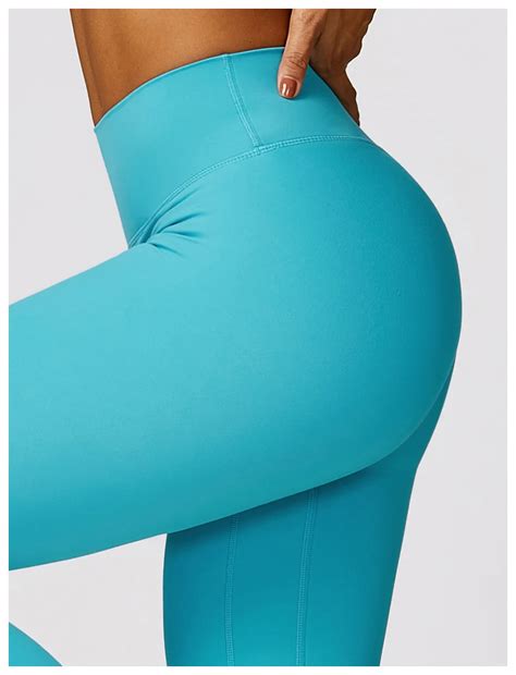 Heydone Custom Logo Stretch Soft Fitness Workout Sports Tight Leggings Women Activewear High