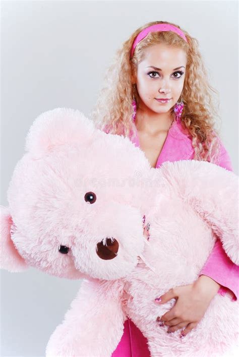 Girl With A Teddy Bear Picture Image 5282728