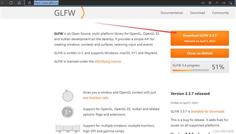 opengl新手入门学习笔记（一）什么是opengl，使用glfw库和环境搭建 opengl开源吗 csdn博客