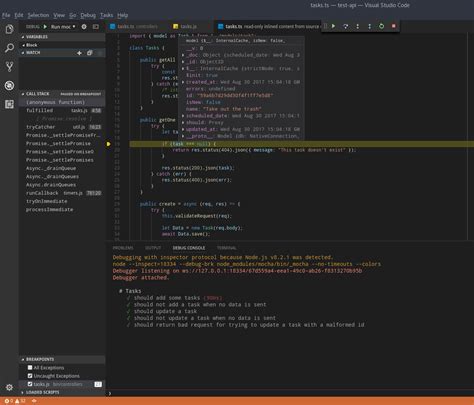 Visual Studio Code Javascript How To Debug Single Lines Circlesexi