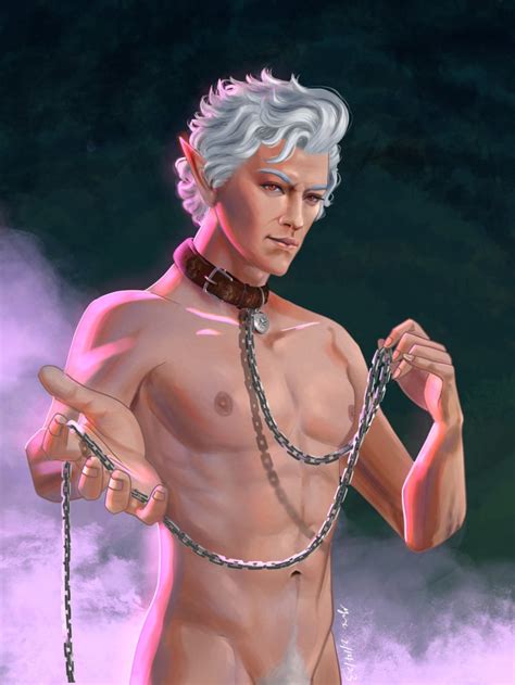 Rule 34 Astarion Baldurs Gate Baldurs Gate 3 Chains Collar Collar And Leash Dungeons And