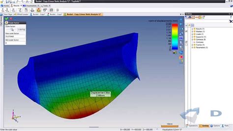 topsolid7 finite element analysis with mesh shells fea youtube