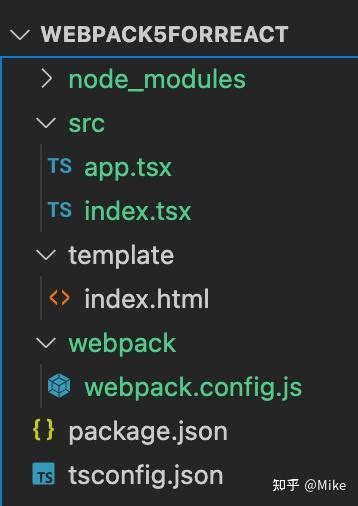 【前端】webpack5 快速搭建 react ts 脚手架 知乎