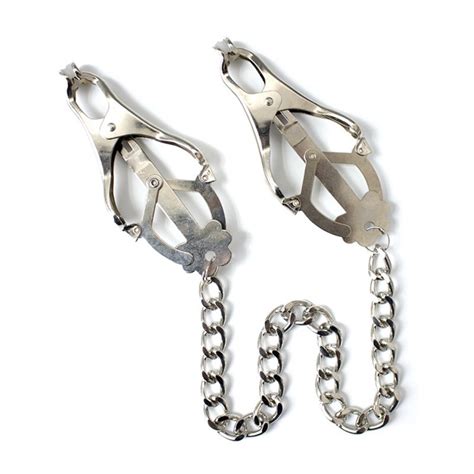 Butterfly Bosom Nipple Clamps Quality Metal Bdsm Toys Chain Nipple Sucker Sex Toys For Women
