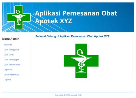 Source Code Aplikasi Pemesanan Obat Apotek Berbasis Web PHP MySQL