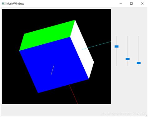 qt5 opengl加载3d模型 立方体 qt加载三维模型 qopenglwidget csdn博客