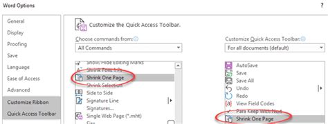 Shrink One Page Or Shrink To Fit In Microsoft Word Office Watch