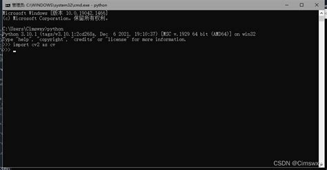 Anaconda Opencv Python
