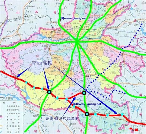 河南铁路地图高清版 千图网