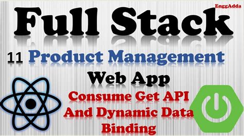 Full Stack Web App React Spring Boot Consume Rest API Dynamic