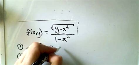 how to find and sketch the domain of a multivariable function math wonderhowto