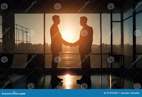 Silhouette Of Shaking Or Clapping Hands Outline Icon Of Palms Rubbing