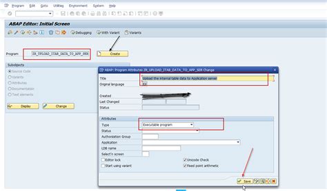sap abap central dynamically read the application server data to internal table and download to